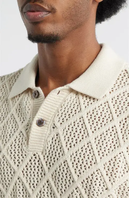 Obey Eryk Polo Sweater - Birch