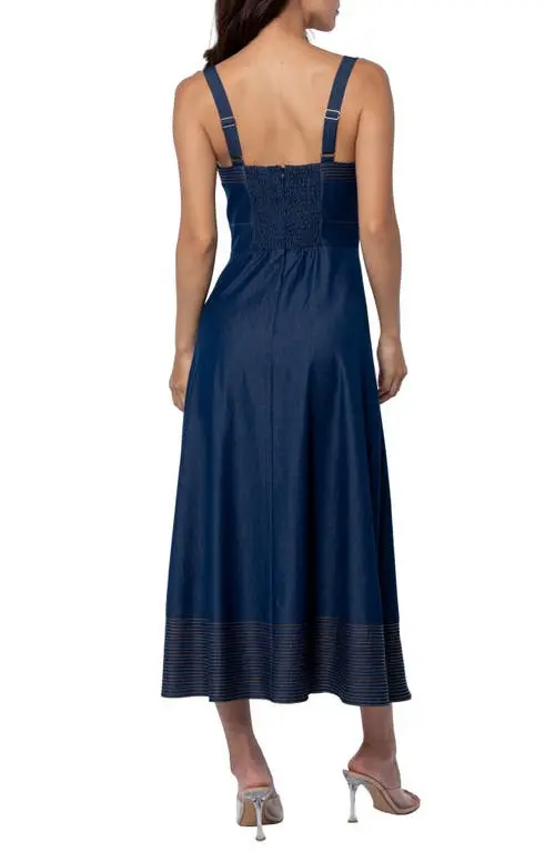 CIEBON Seamed Chambray Sundress