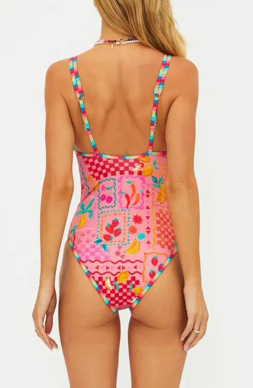 Beach Riot Naomi Printed One-piece Swimsuit