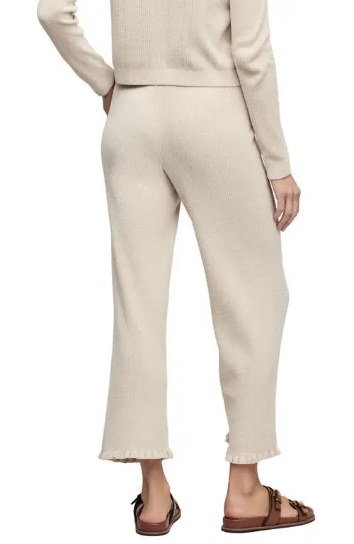Barefoot Dreams Cozychic Ultra Lite Ruffle Hem Rib Ankle Pants