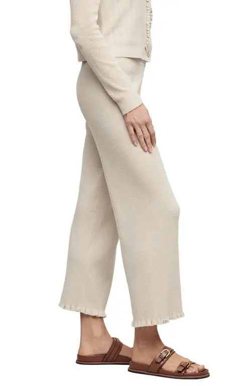 Barefoot Dreams Cozychic Ultra Lite Ruffle Hem Rib Ankle Pants