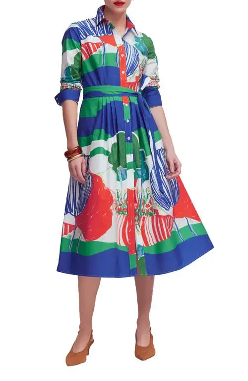 Boden Long Sleeve Midi Shirtdress