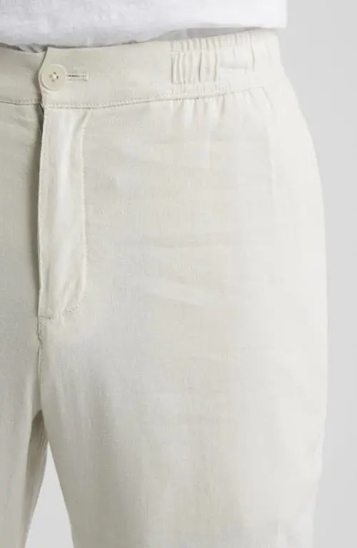 Bugatchi Aerolinen Linen Blend Pants - Ivory