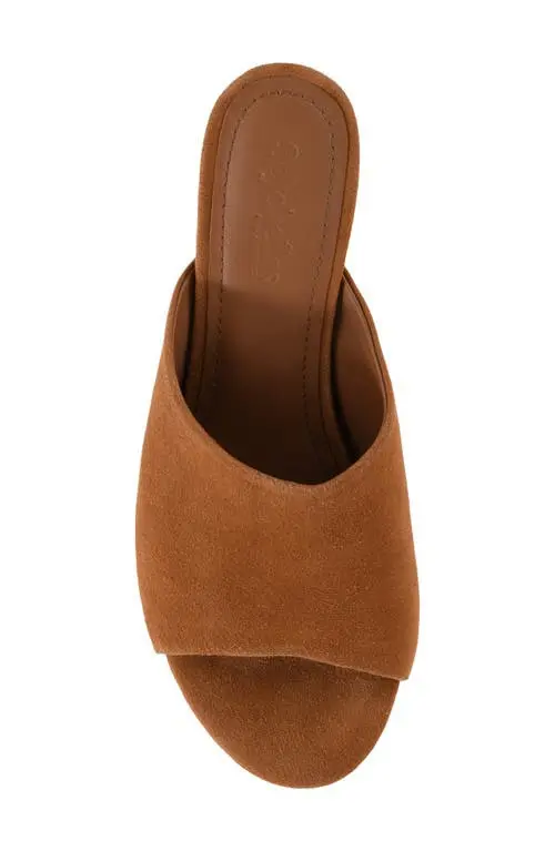 Seychelles Wedge Slide Sandal - Tan