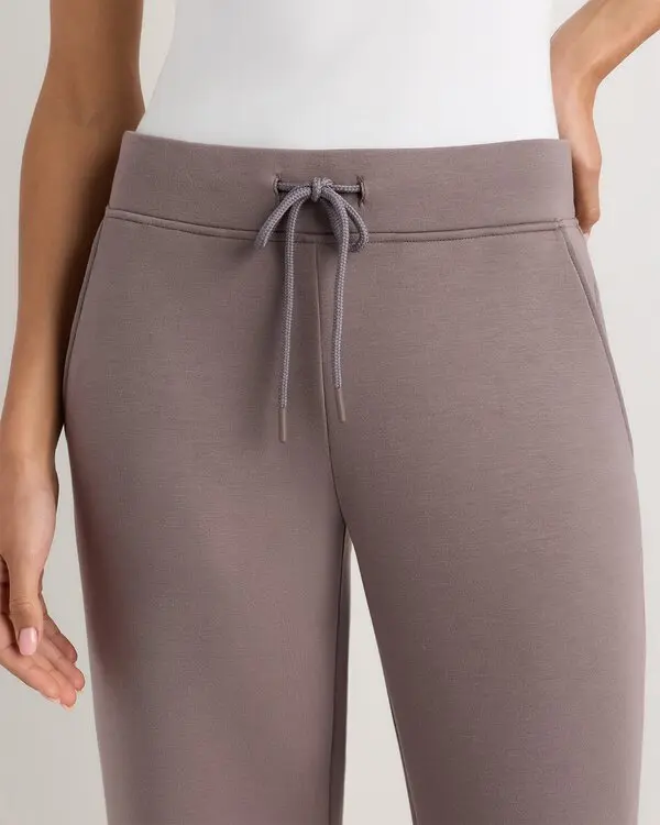 Quince Wide Leg Lounge Pants - Dark Taupe