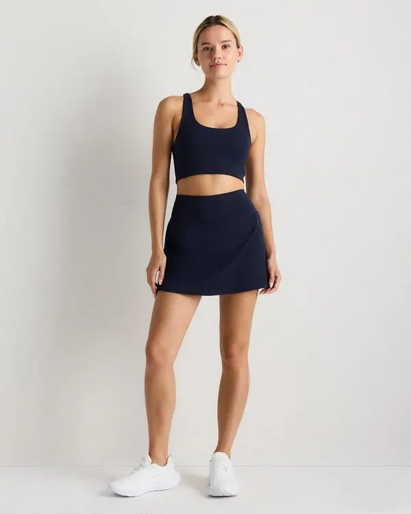 Quince Tennis Skort - Deep Navy