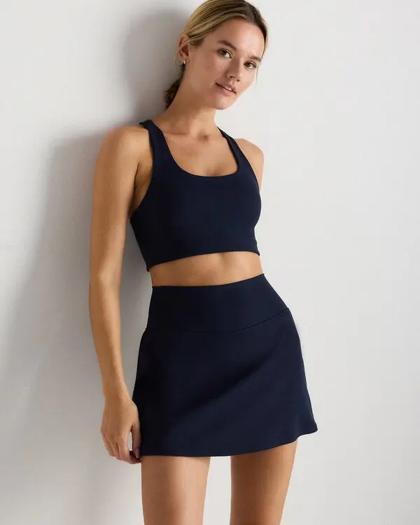 Quince Tennis Skort - Deep Navy