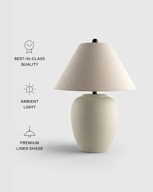 Quince Heritage Ceramic Table Lamp
