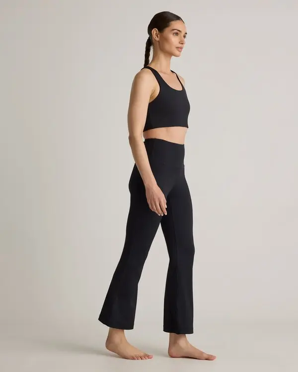 Quince Ultra-form High-rise Flared Pants