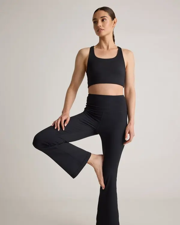 Quince Ultra-form High-rise Flared Pants
