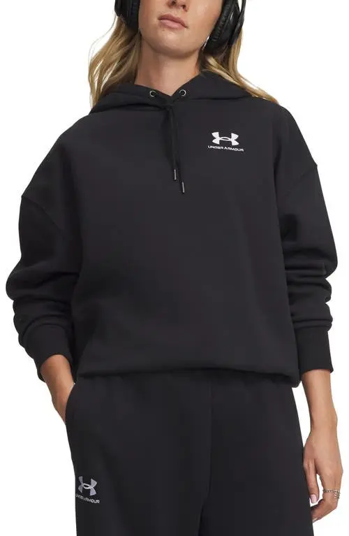 Under Armour Icon Fleece Hoodie - Black//white