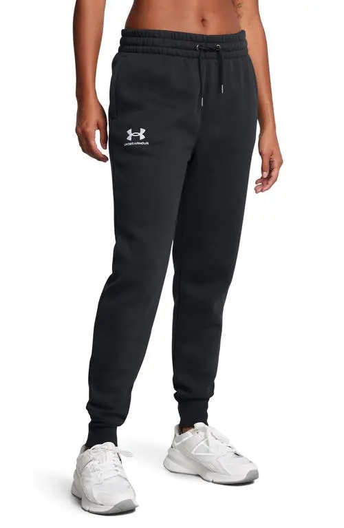 Under Armour Icon Fleece Joggers - Black/black/white