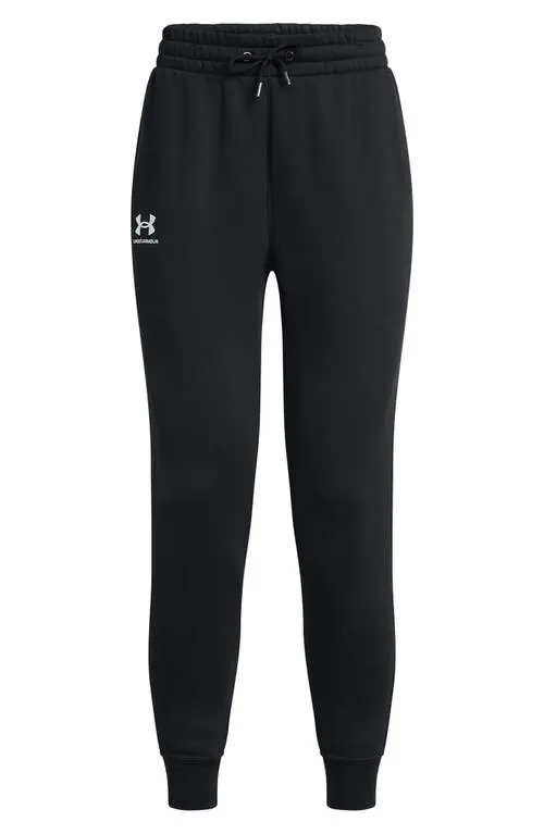 Under Armour Icon Fleece Joggers - Black/black/white