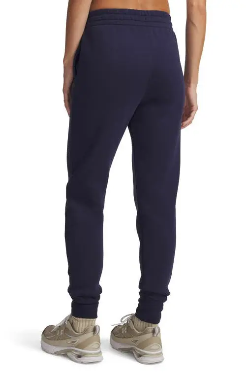 Under Armour Icon Fleece Joggers - Midnight Navy//white