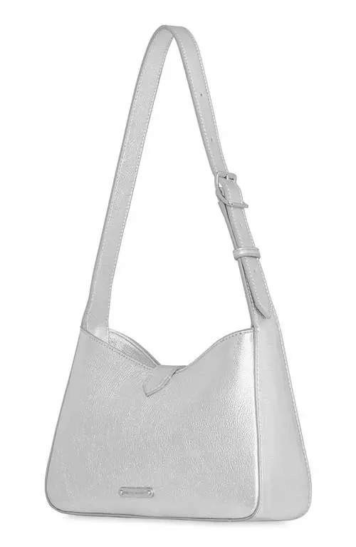 Rebecca Minkoff Small Megan Metallic Leather Shoulder Bag