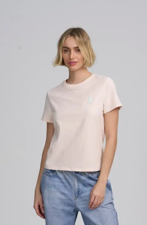 ELLE COLLECTION Logo Appliqué Tee
