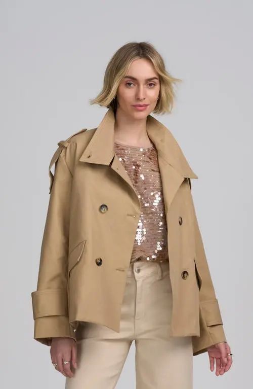 ELLE COLLECTION Cropped Trench