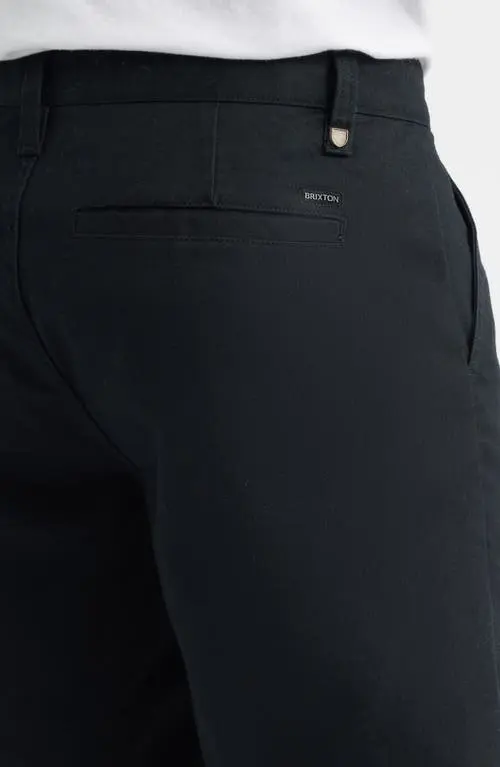 Brixton Santo Chino Shorts - Black