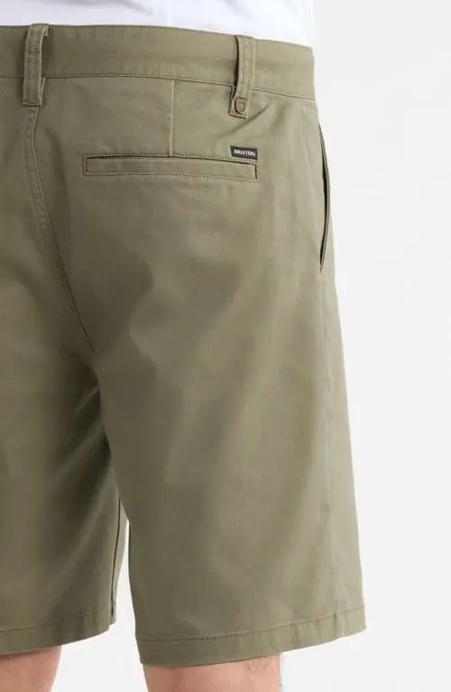 Brixton Santo Chino Shorts - Olive Surplus