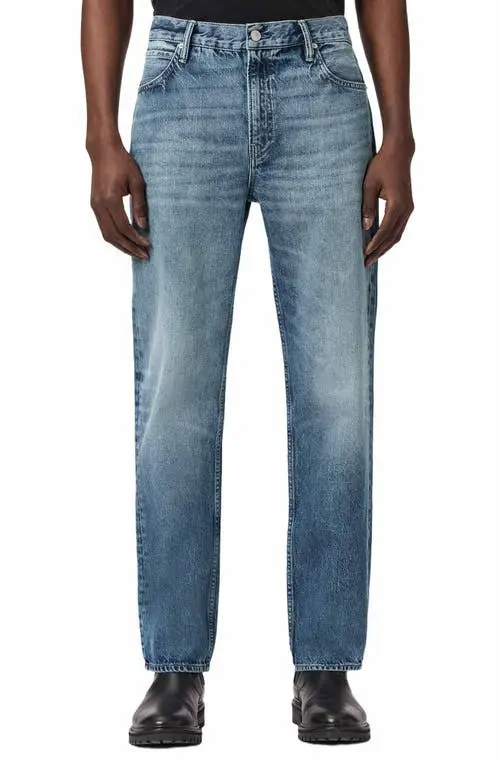 ALLSAINTS Reid Straight Fit Jeans - Light Indigo