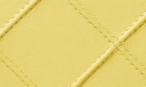 Tory Burch Fleming Charm Leather Zip Card Case - Yellow