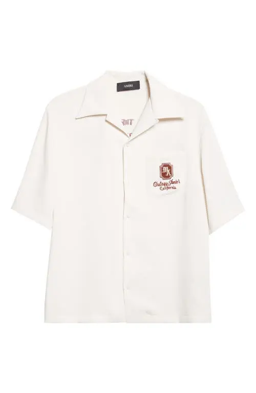 Amiri Chateau Embroidered Camp Shirt