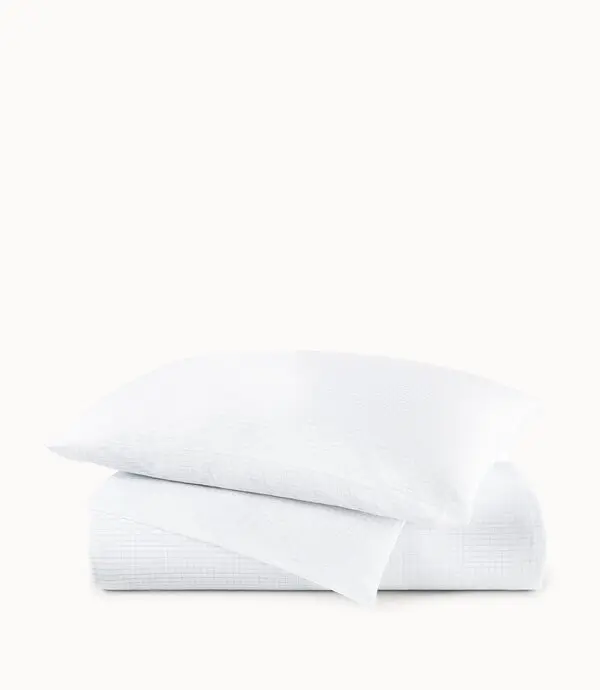 PEACOCK ALLEY Grid Duvet Cover