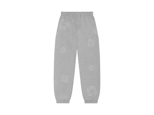 DENIM TEARS Mono Cotton Wreath Sweatpants - Grey