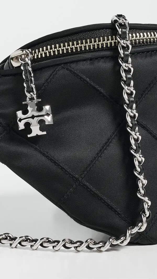 Tory Burch Fleming Nylon Belt Bag - Black