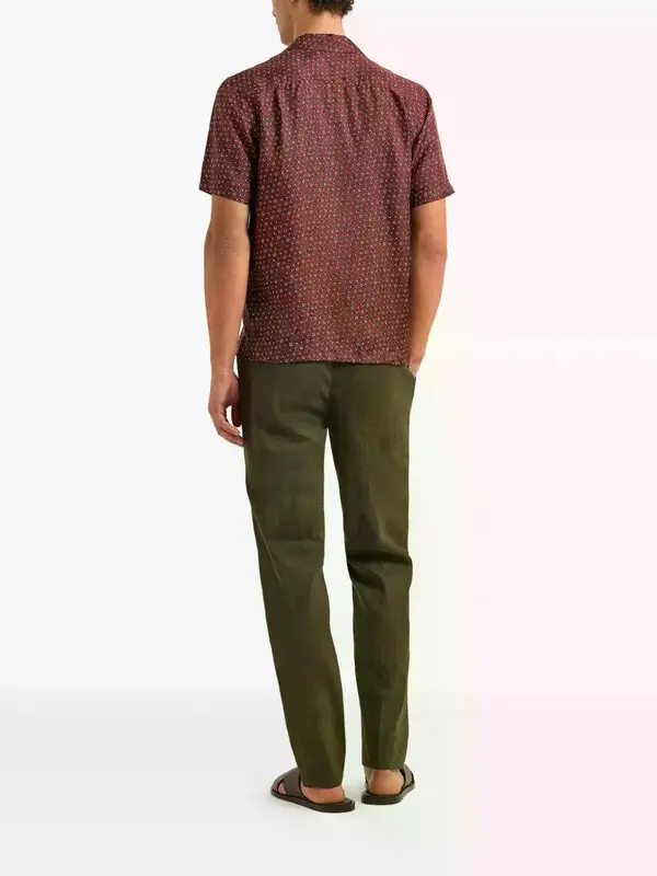 Orlebar Brown Maitan Floral-print Shirt - Red