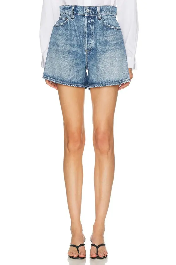 AGOLDE Lyonne Cinched Waist Shorts
