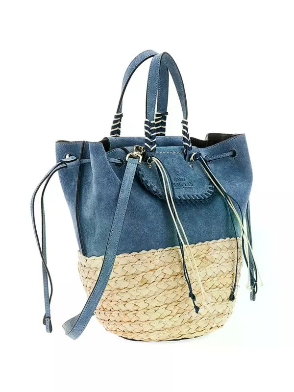 CUBA LAB Bolero Top-handle Tote Bag - Blue