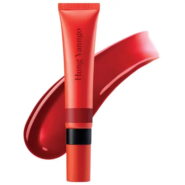 HUNG VANNGO BEAUTY Glossy Lip Hue Hydrating Lip Shine With Hyaluronic Acid - New York Red