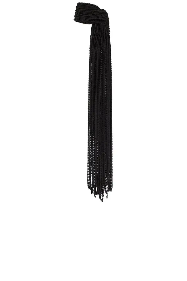 Alaïa Beaded Scarf - Noir Alaia