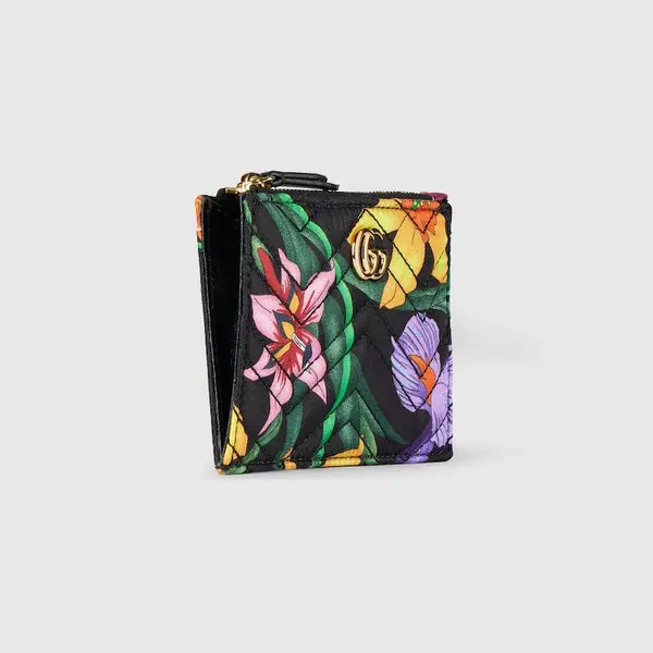 Gucci Gg Marmont Zip Key Pouch