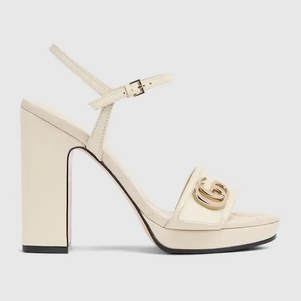 Gucci Platform Sandal With Double G