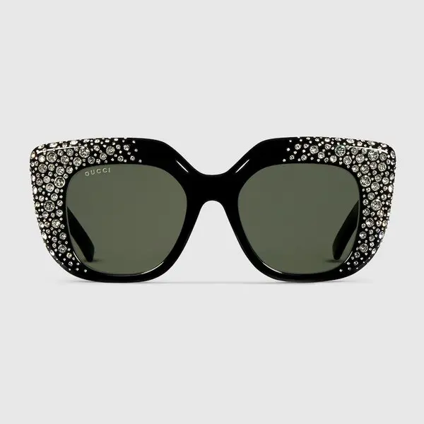 Gucci Square Frame Sunglasses - Black