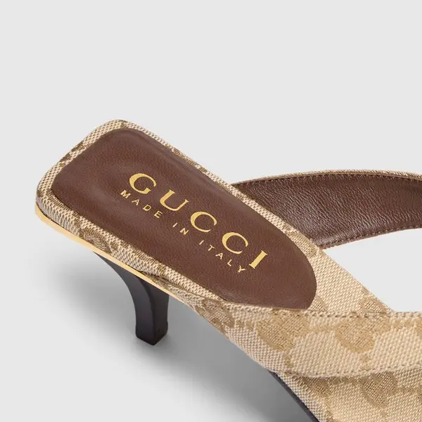 Gucci Canvas Thong Sandal