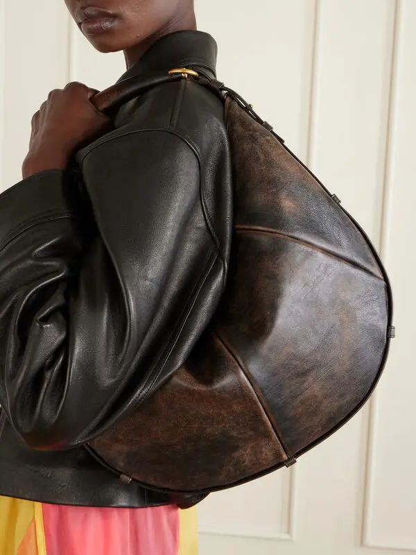 Saint Laurent Mombasa Shoulder Bag - Brown