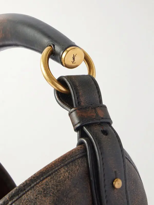 Saint Laurent Mombasa Shoulder Bag - Brown