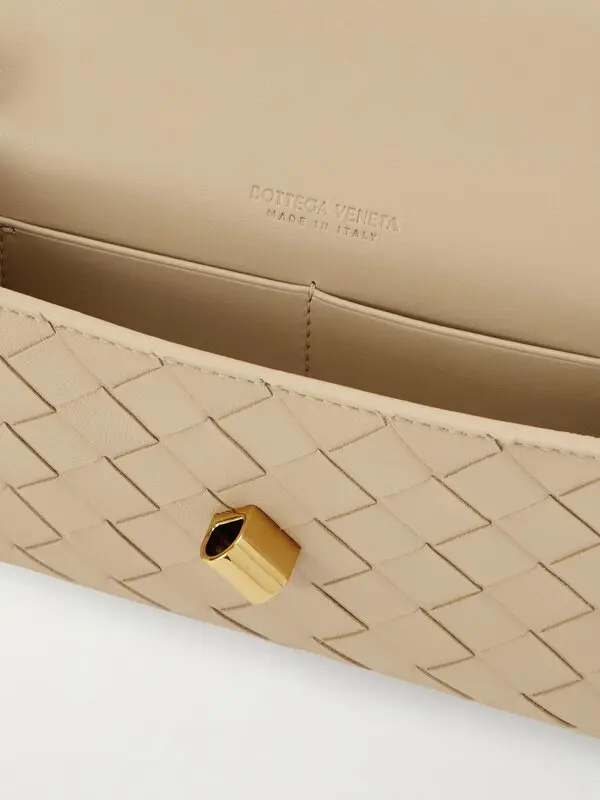 Bottega Veneta Andiamo Intrecciato Leather Pouch