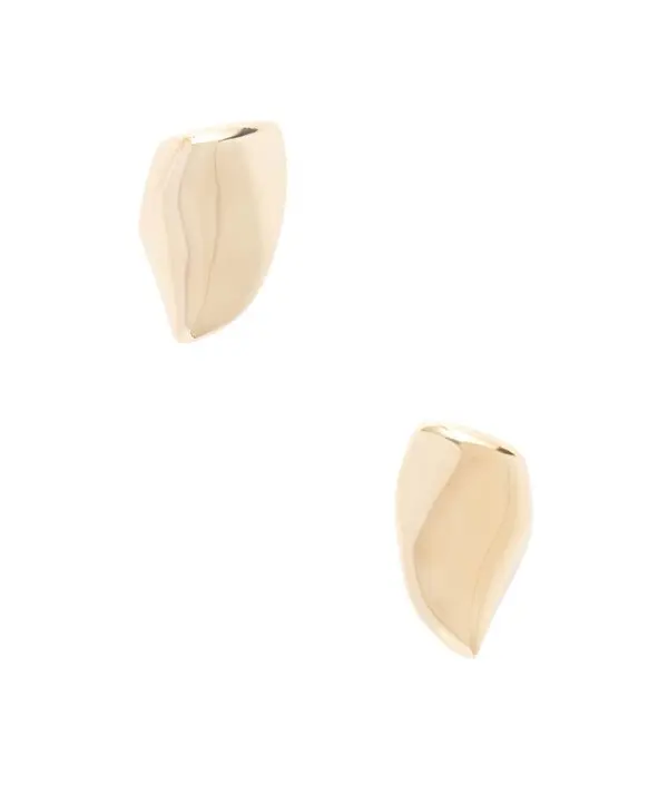 Bottega Veneta Prisma -plated Sterling Silver Earrings - Gold