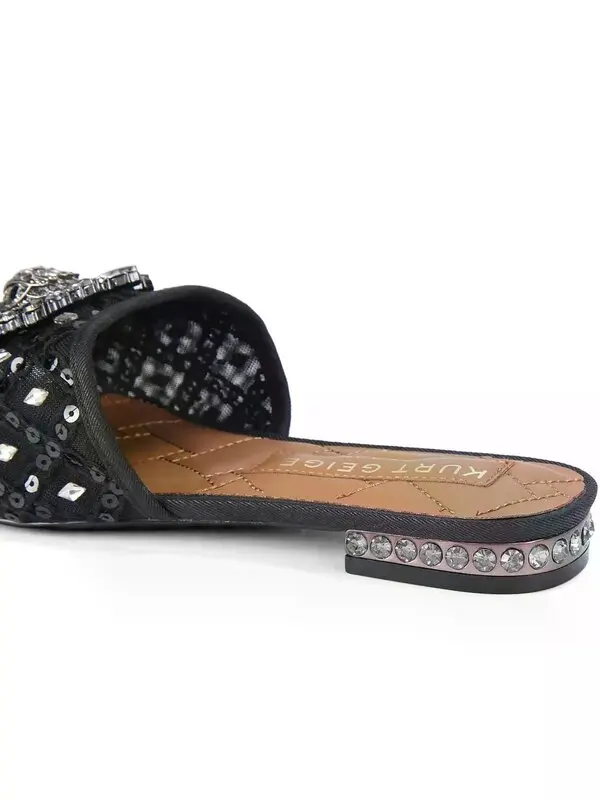 Kurt Geiger Chelsea Crystal Eagle Head Sandals