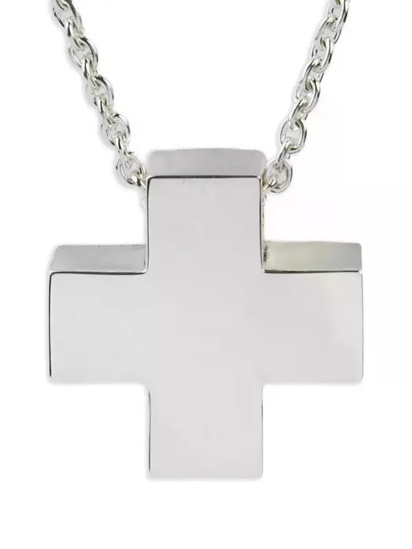 PARTS OF FOUR Mini Plus Necklace - Silver
