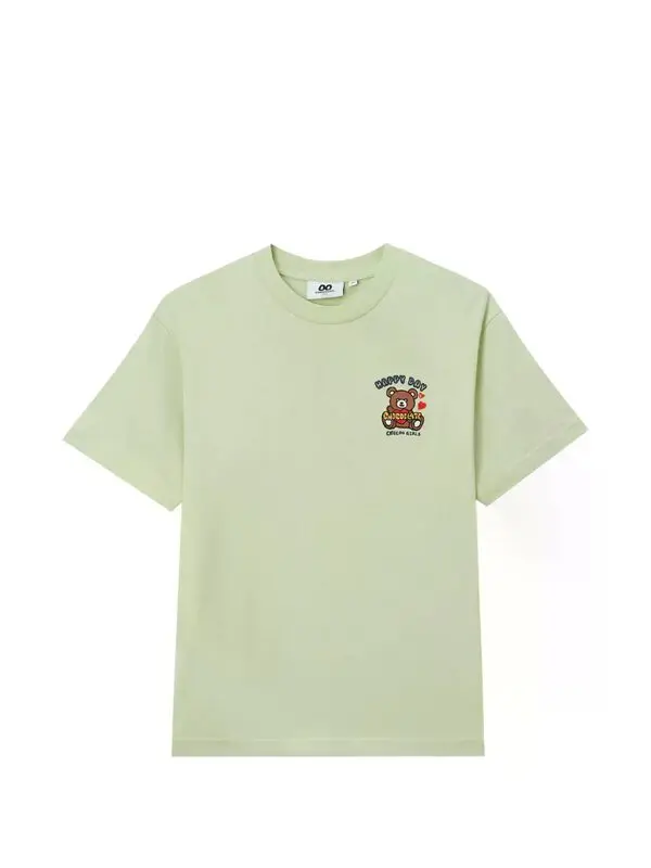 CHOCOOLATE Bear-print T-shirt - Green