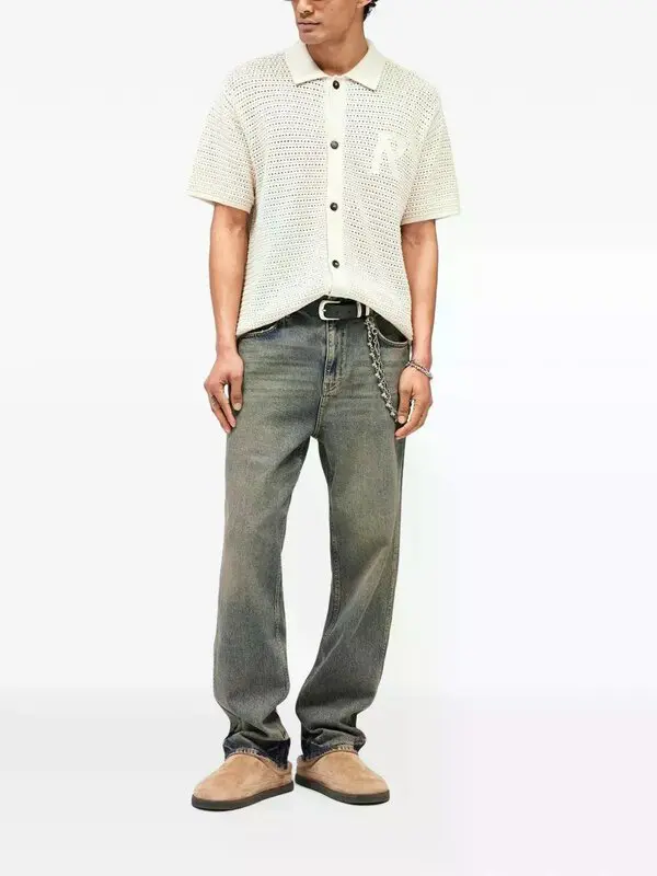 REPRESENT Initial Knitted Shirt - Neutrals