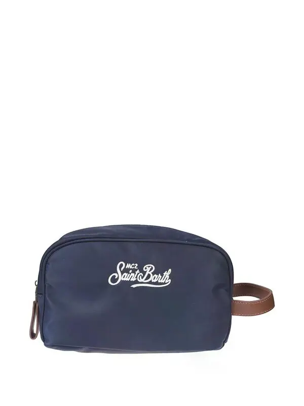 MC2 SAINT BARTH Linen Wash Bag - Blue