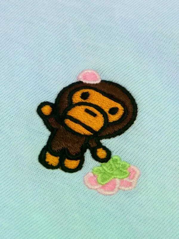 A BATHING APE Crew-neck Printed T-shirt - Blue
