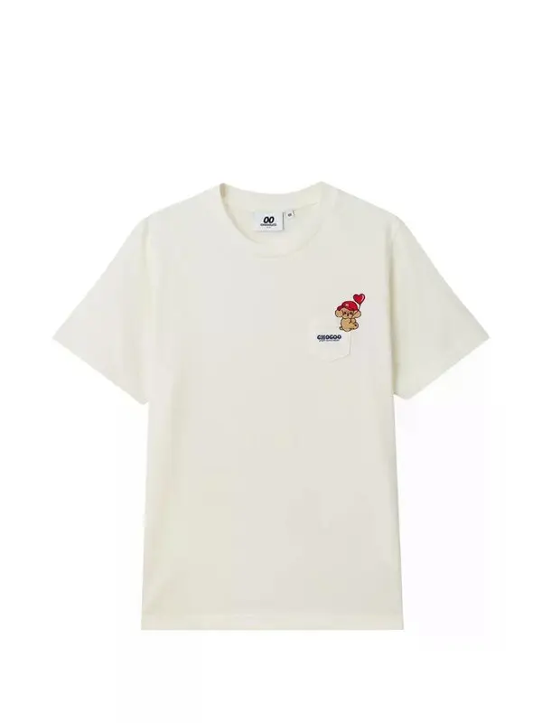 CHOCOOLATE Pocket-detail T-shirt - Neutrals