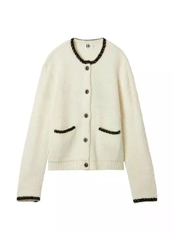 B+AB Round-neck Cardigan